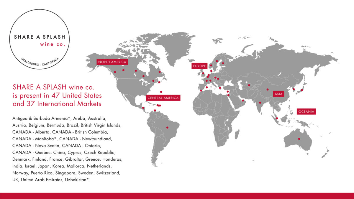 Distribution Map - Share A Splash